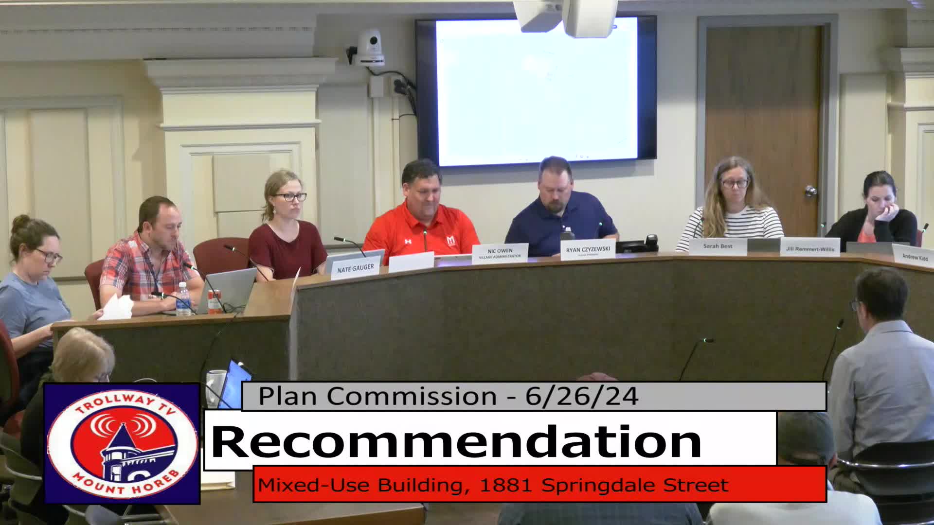 Plan Commission Meeting 6/26/24