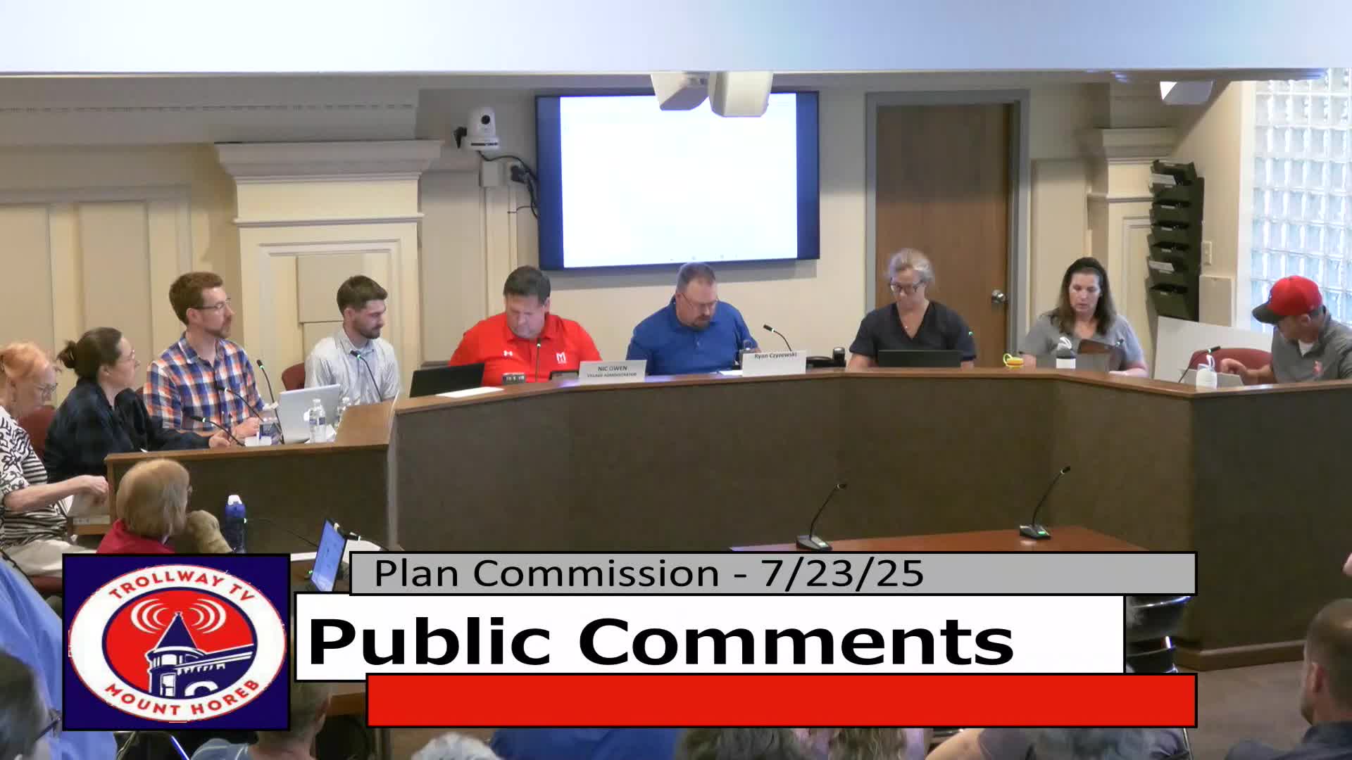 Plan Commission Meeting 7/23/25